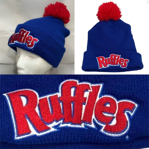 Ruffles Potato Chips Hat Pom Beanie Toque Company Logo Knit Made In USA ...