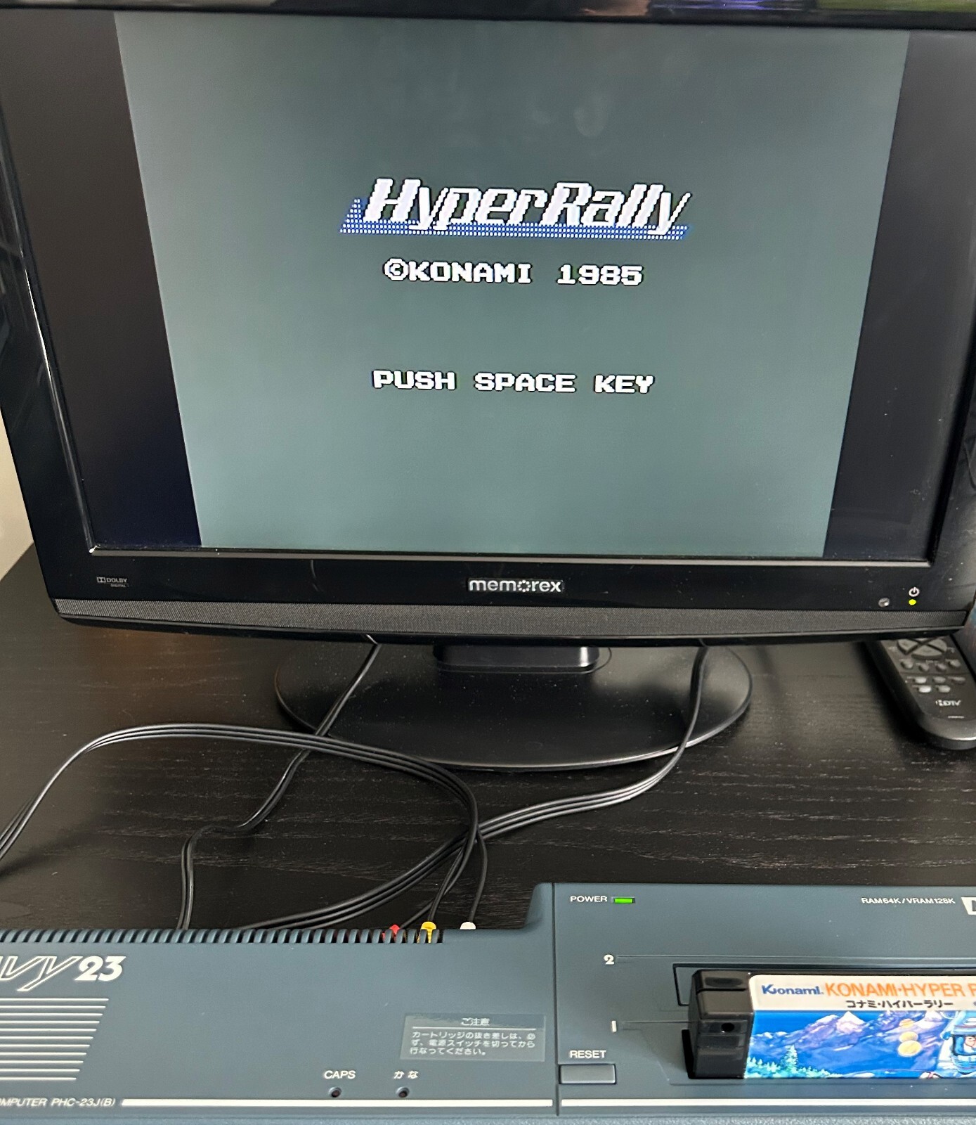 Racing KONAMI Hyper Rally MSX Japan Import - CIB, Tested, working - US ...