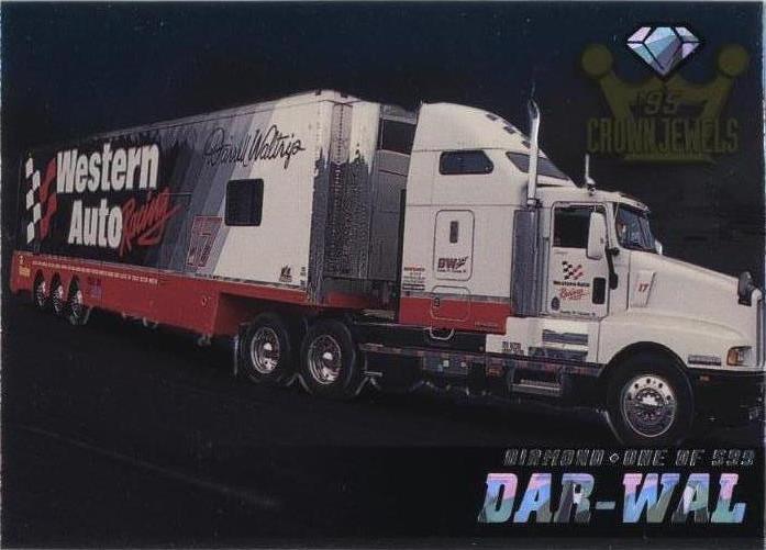 1995 Wheels Crown Jewels - Darrell Waltrip #51 Diamond Missing Serial ...