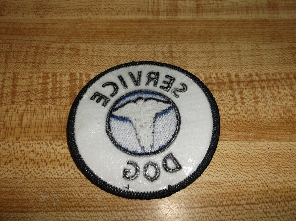 Service Dog Patch Guide Animal Medical Disability Assistance Iron On ...