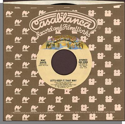 Mac Davis - Let's Keep It That Way + I Know You're Out There Somewhere ...