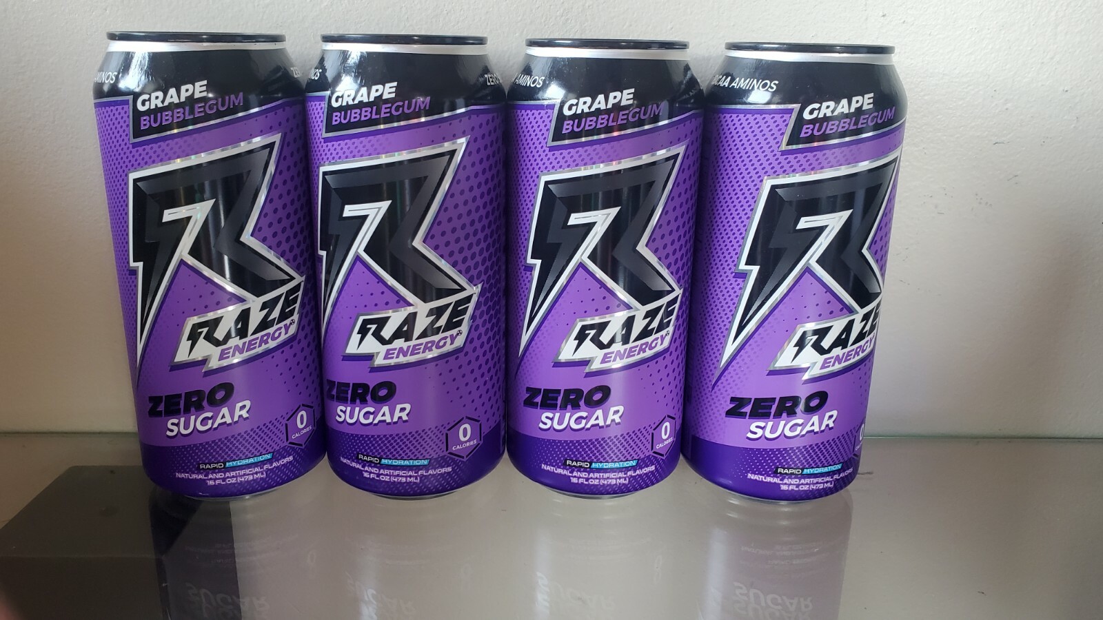 NEW!! RAZE ENERGY DRINK 4pk Flavors Shown In | Grelly USA
