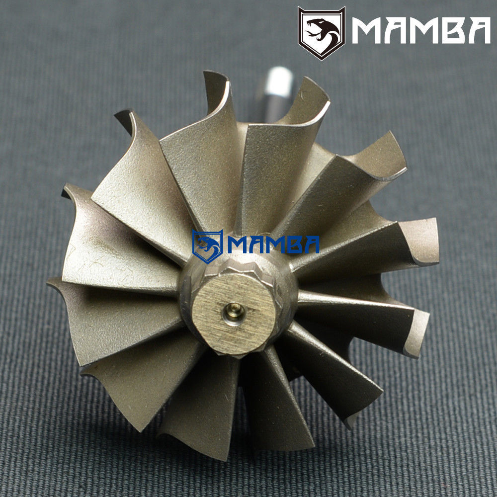 MAMBA Turbo Turbine Shaft Wheel TD05HR w/ 12 Blade For Mitsubishi 4G63T ...