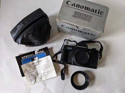 Canomatic 2000, Canon 35mm camera Complete Vintage w/Box and papers | eBay