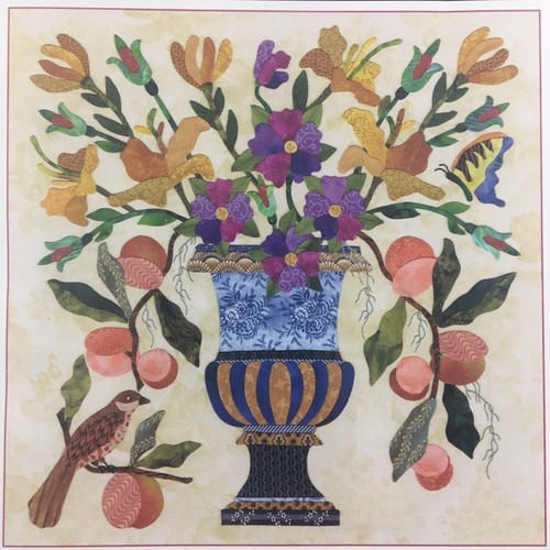 American Album Blocks Block 13 GEORGIA 15" Square Applique Quilt ...