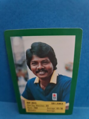 Roy Dias🏆1989 SRI LANKA #15 KANGA Cricket Card🏆FREE POST | eBay