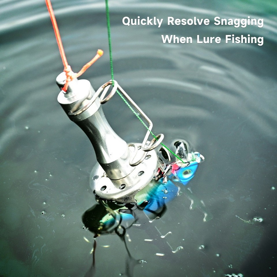 Fishing Bait Retriever Tool Stainless Steel Hook with 30 Meter Rescue ...