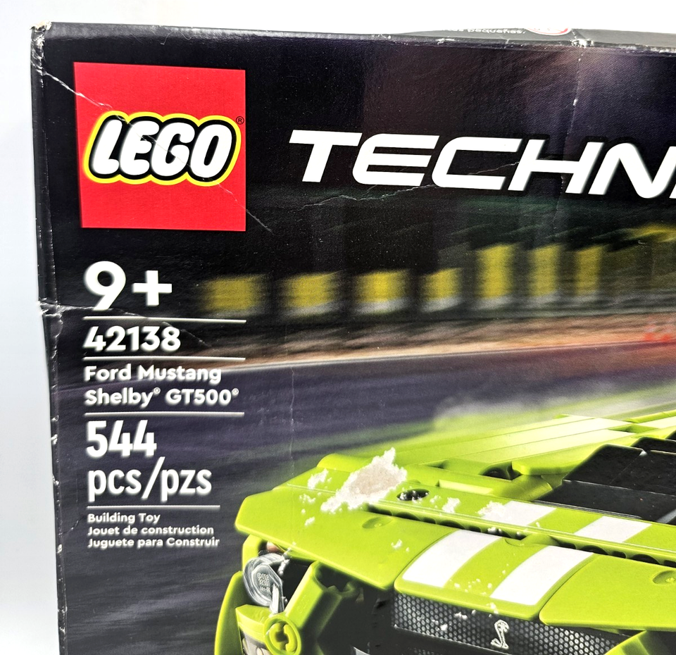 LEGO Technic Ford Mustang Shelby GT500 Building Set 42138 Pull Back ...