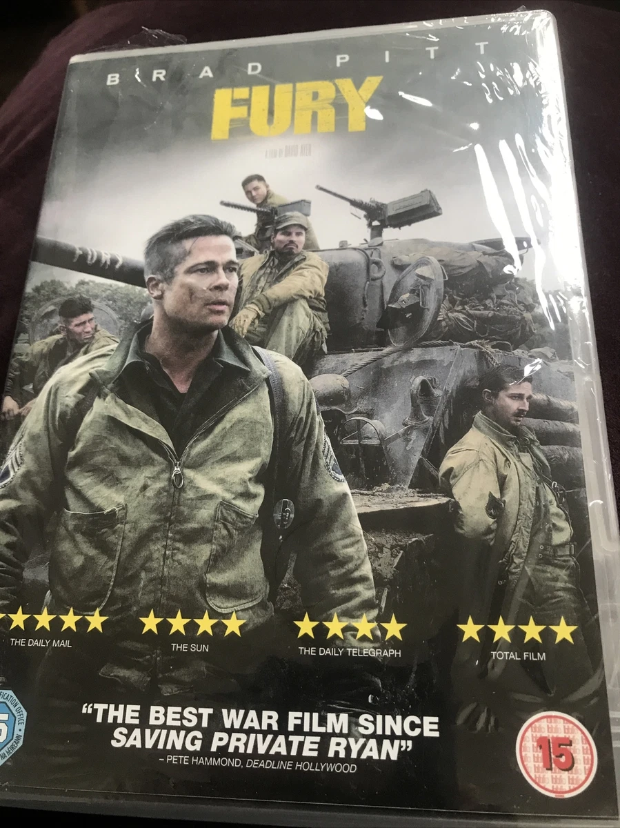 Fury Brad Pitt Dvd Cover