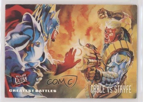 1995 Fleer Ultra Marvel X-Men Greatest Battles Cable Stryfe vs #128 ...