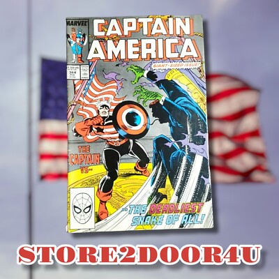 Captain America #344 The Deadliest Snake Of All Giant Sized Issue **See ...