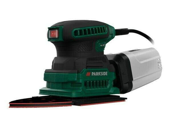 Parkside 200W Power Sander with Sanding Sheet Set - PPS 200 C2 online ...