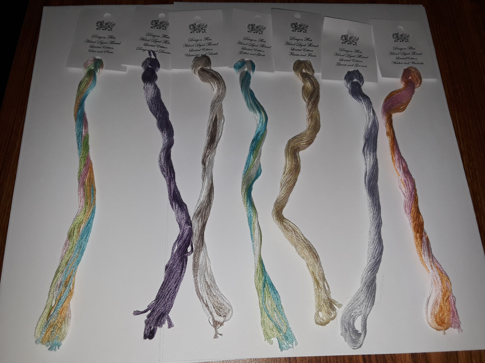 LOT of 7 DRAGON FLOSS HAND DYED THREAD "LIMITED EDITION" - Polstitches ...