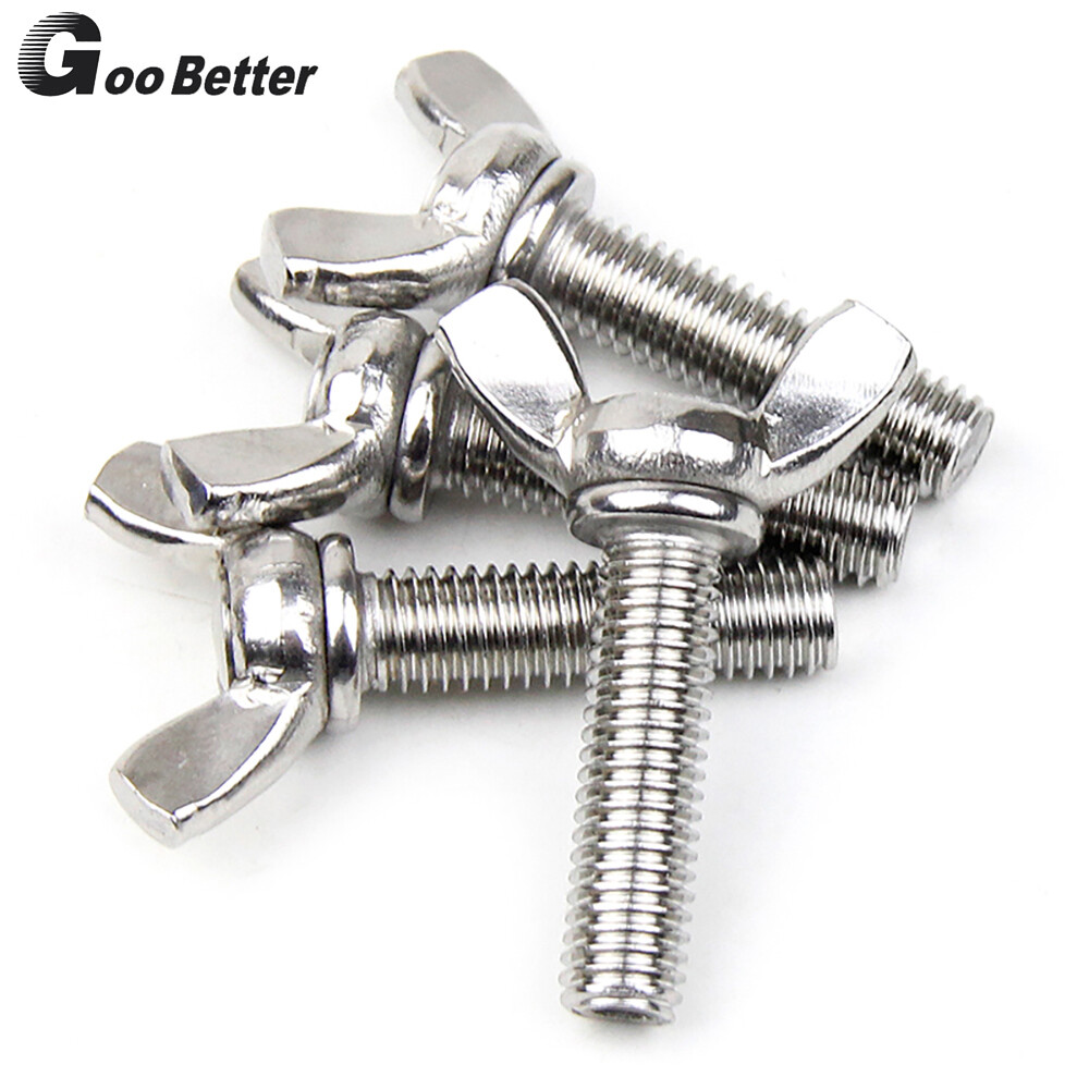 Butterfly Wing Screws M3 M4 M5 M6 M8 M10 M12 Wing Bolts Thumb Screw A2 ...