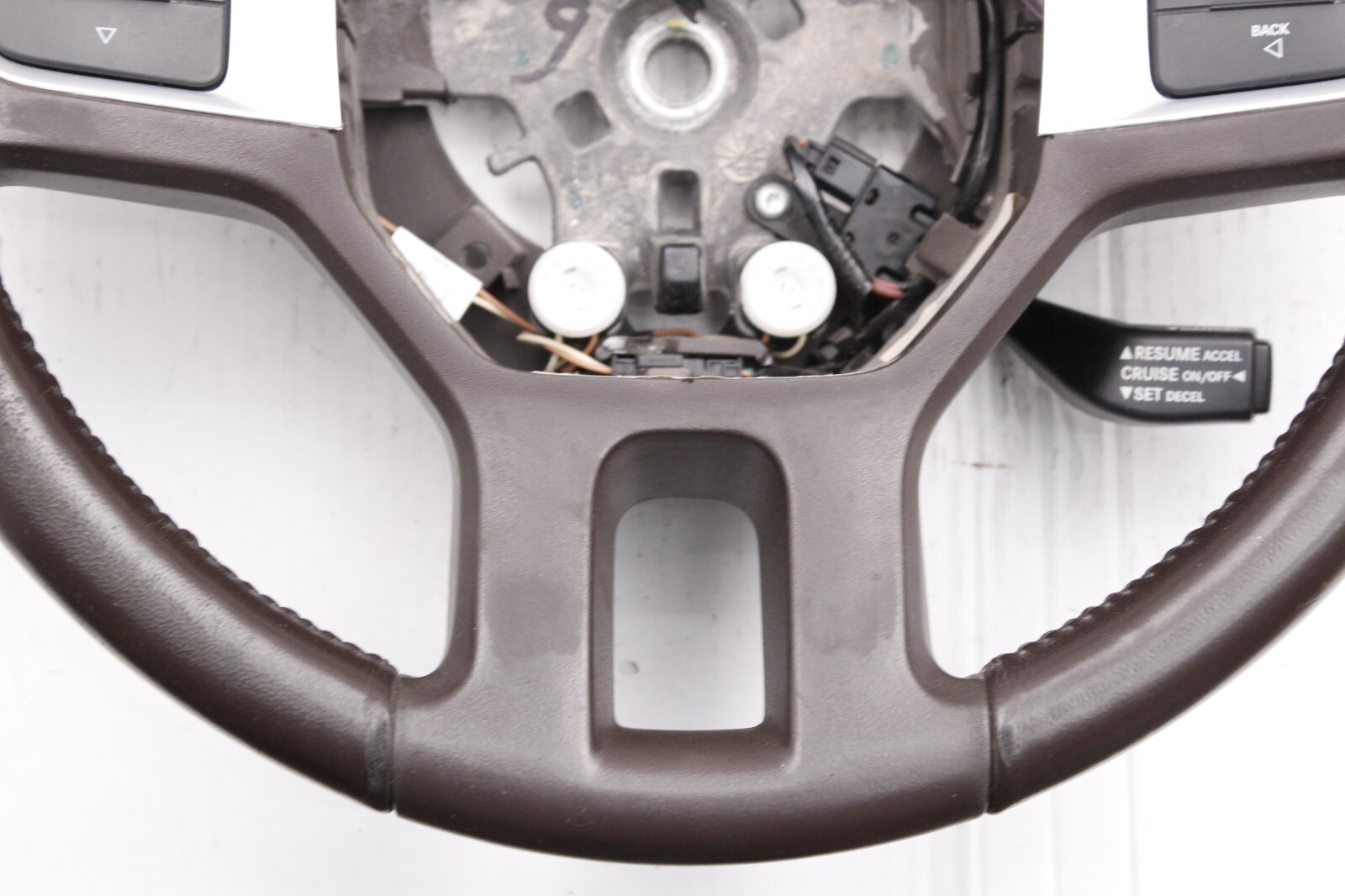 2009-2012 Brown Leather OEM Dodge RAM 1500 2500 3500 Steering Wheel ...