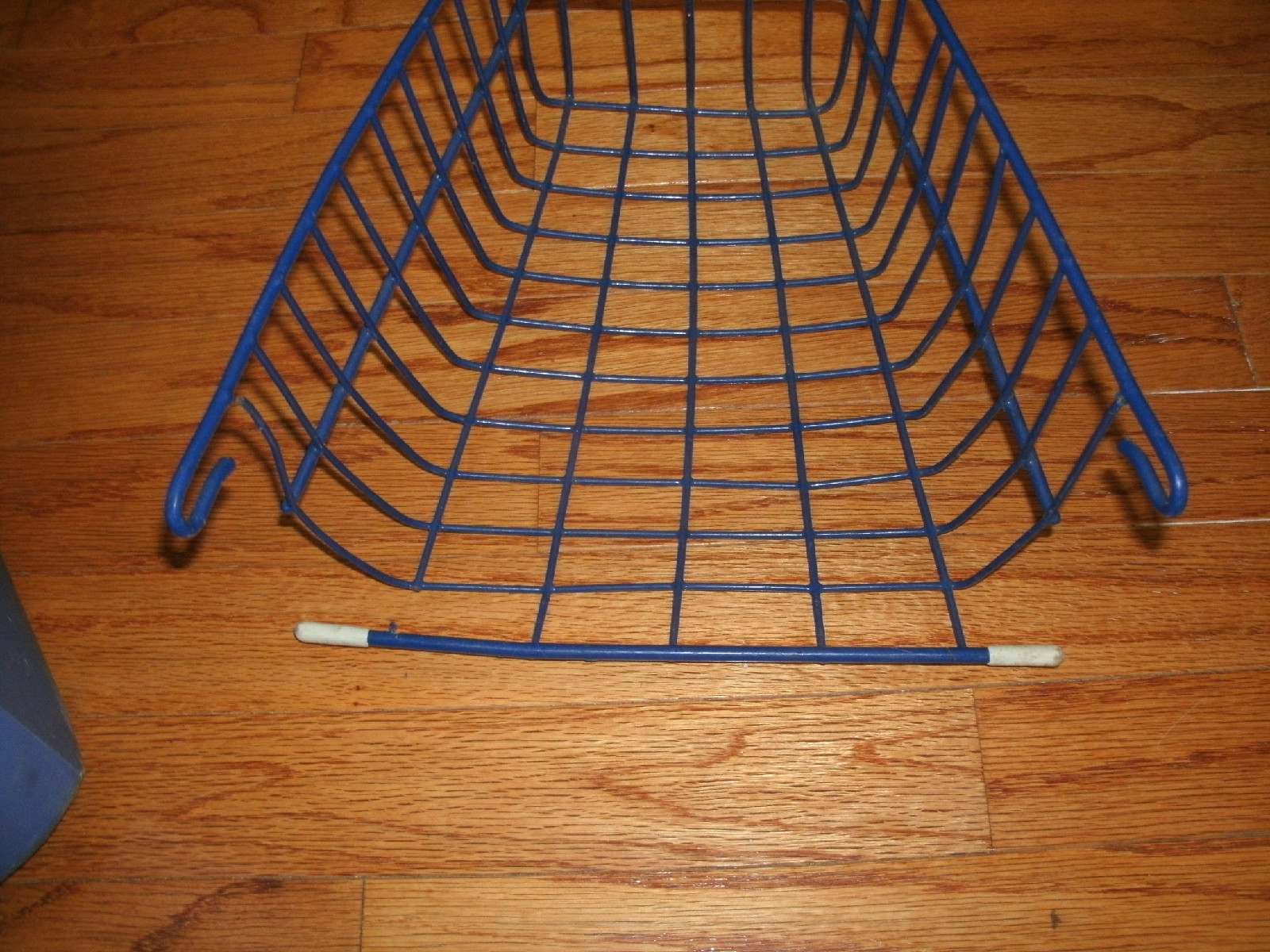 Blue Vinyl Coated Long Wire Basket Cabinet File Basket with Hooks | eBay