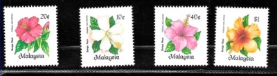 #8330 MALAYSIA 1985 FLORA FLOWERS SET YV 306-9 MNH | eBay