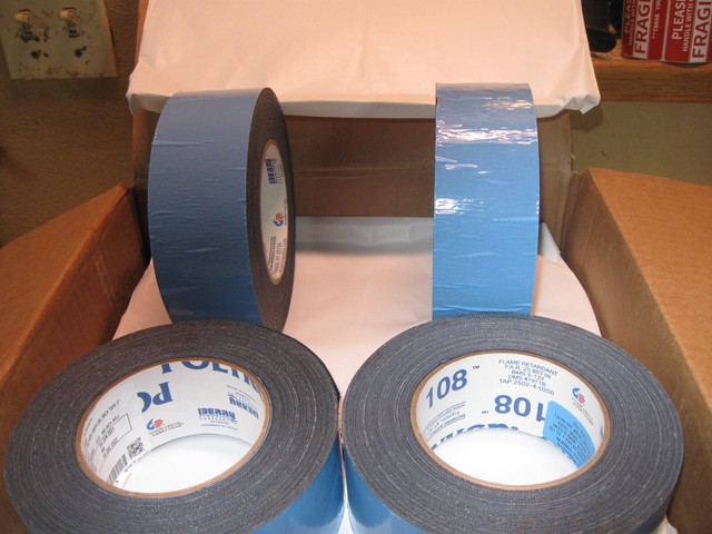 Polyken 108FR Flame Retardant Double Coated Cloth Carpet Tape 2" Roll ...