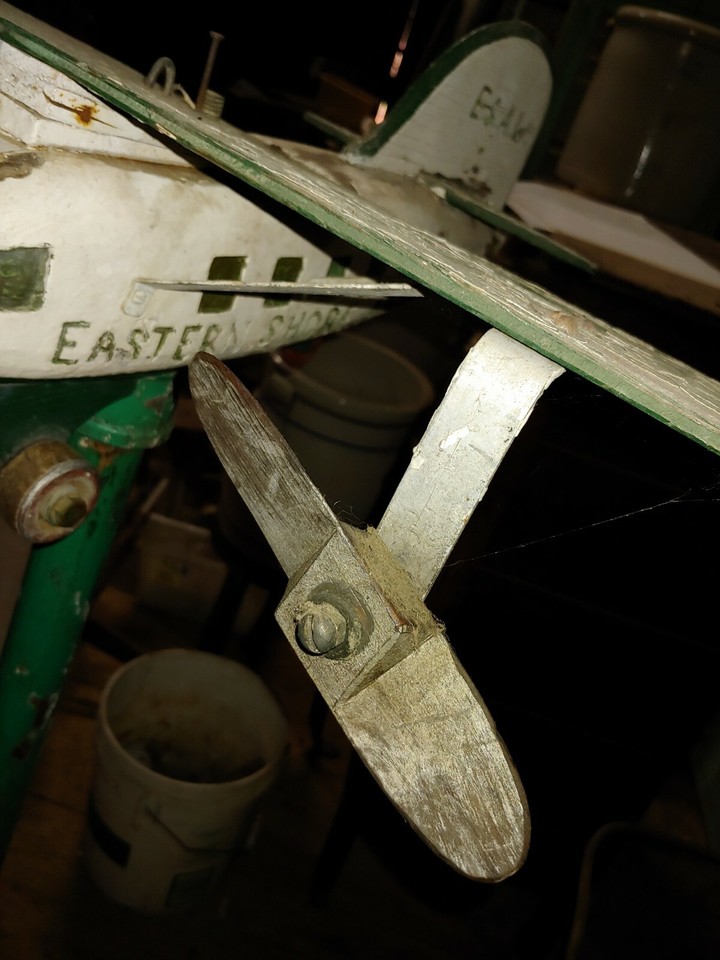 Antique Handmade Airplane Folk Art, Eastern Shore Air Ways, ESAW | eBay