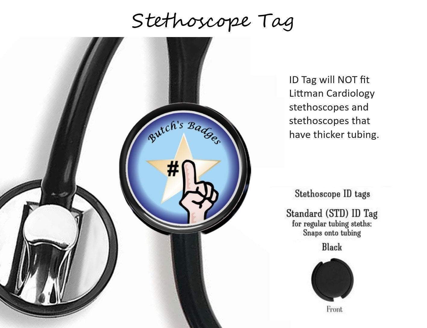 Surgical Tech Smiley Face, "SHHH, I'm Counting" - Retractable Badge ...