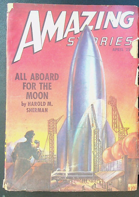 Amazing Stories Pulp April 1947 Harold M Sherman Millen Cooke | eBay