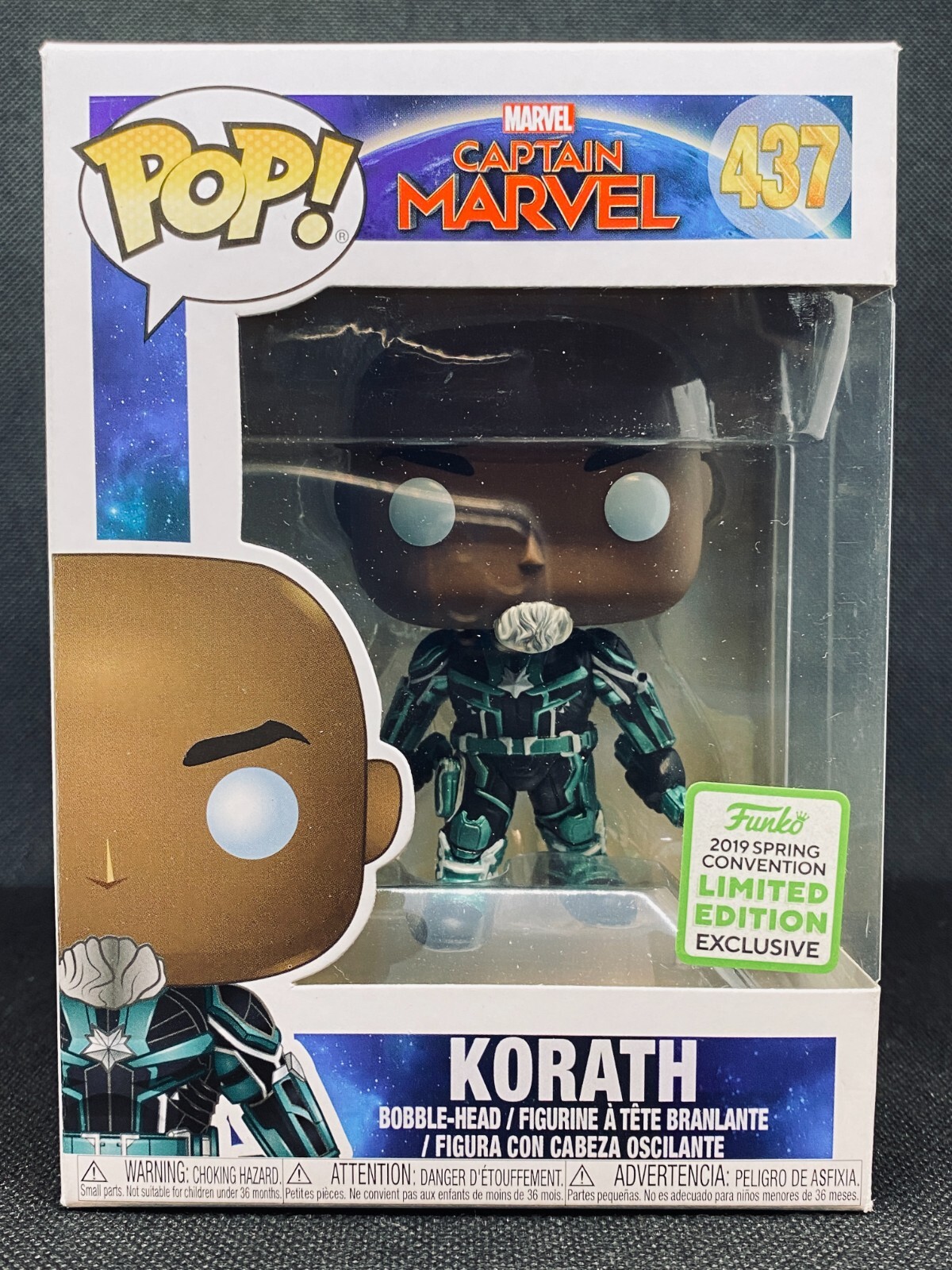 Funko Pop Korath 437 Marvel Captain Marvel Spring Convention Exclusive ...