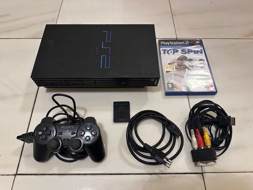 SONY PLAYSTATION 2 FAT PS2 JOYPAD SCPH 39004 CONSOLE MEMORY CARD GIOCO ...
