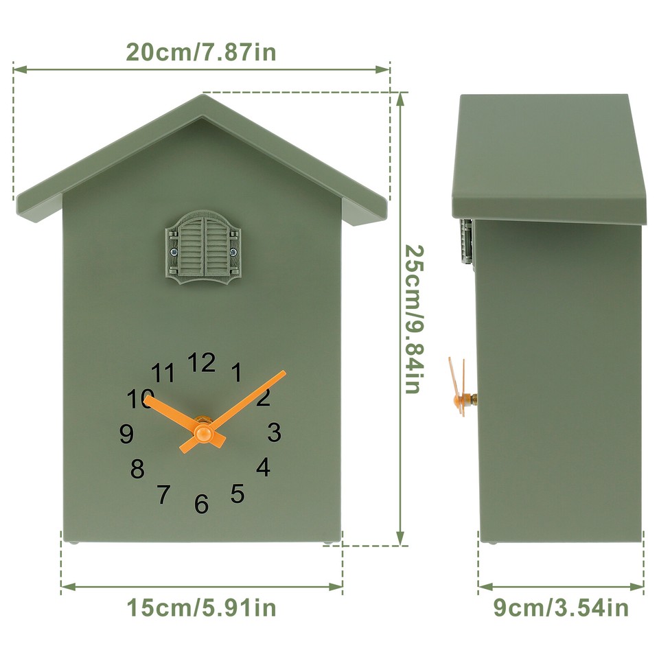 Cuckoo Clock with Chimer Minimalist Cuckoo Sound Clock with Pendulum-~√ ...