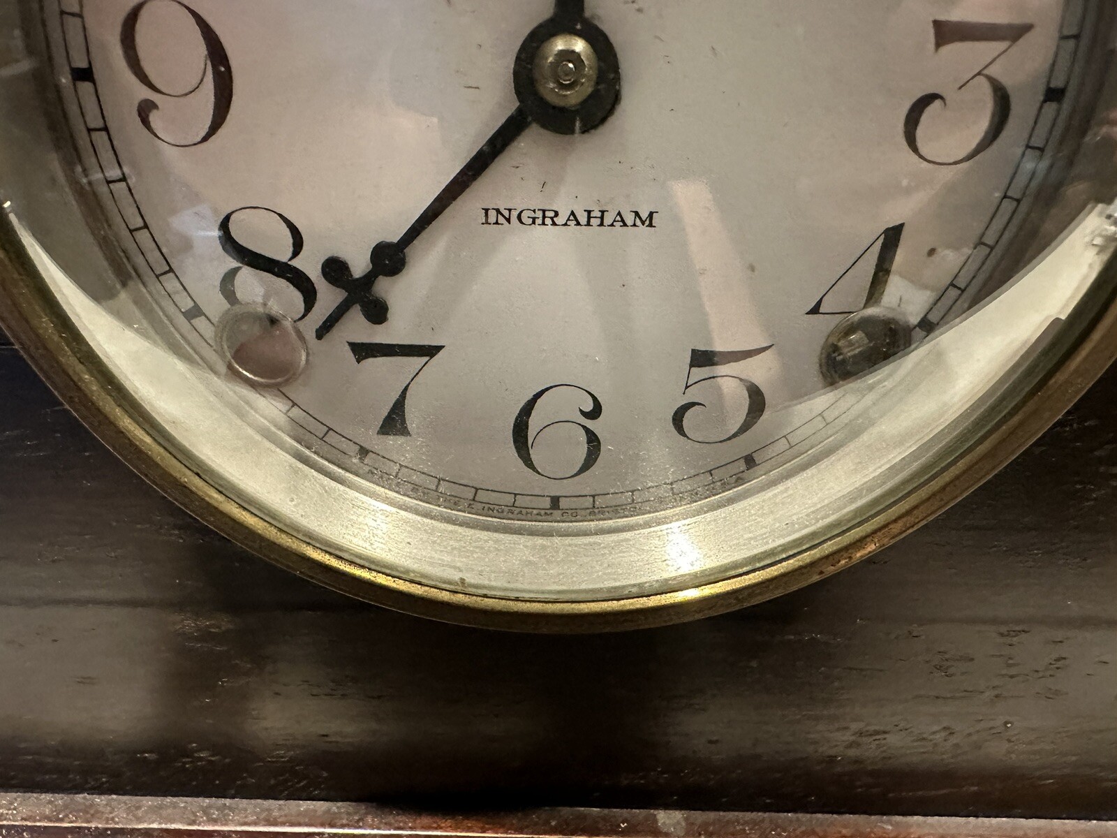 Ingraham Mantle Clock, For Parts or Repair. | eBay