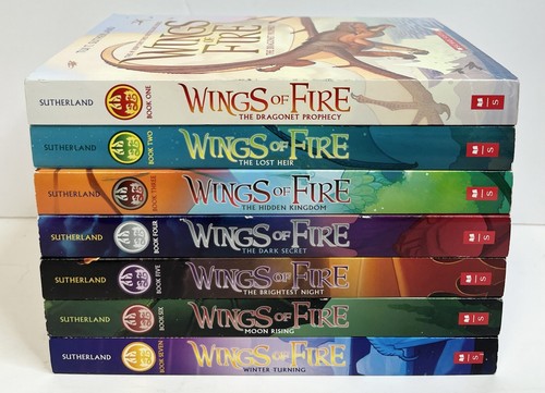 Wings of Fire by Tui T Sutherland Paperback 7 Book Lot Collection Set # 1-7 | eBay