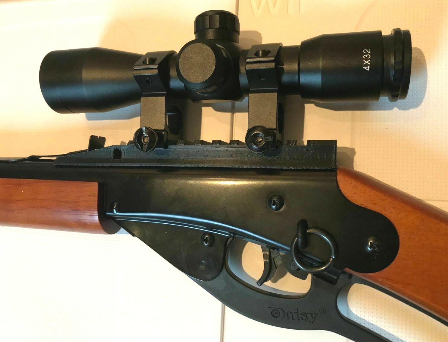 Red Ryder Picatinny Scope 20mm Rail Mount (Black - Mount only, no scope ...