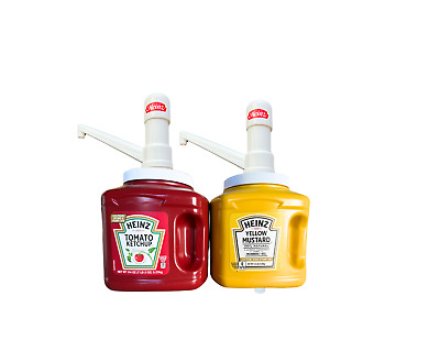 Heinz Tomato Ketchup and Yellow Mustard Kosher Ketchup Jug with 1 oz ...