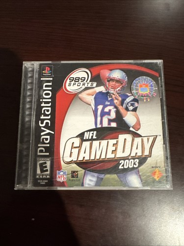 NFL GameDay 2003 PS1 CIB Sony PlayStation Complete Tom Brady New ...