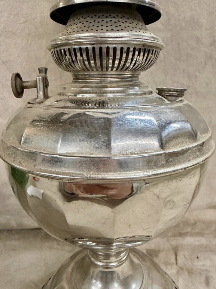 1898 Antique Rayo Oil Lamp, Complete Working Condition, A+ Nickel ...