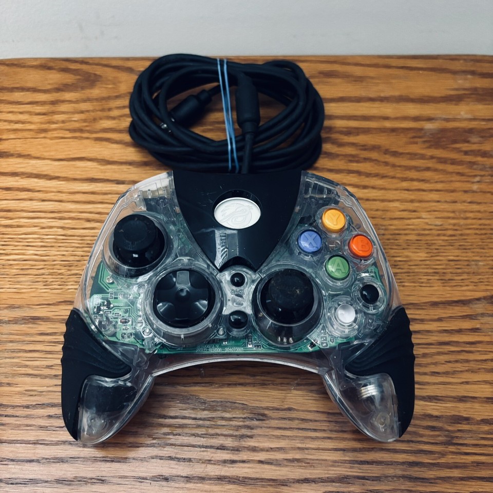 Original Xbox Controller Translucent Blue OEM +3rd Party Controller ...