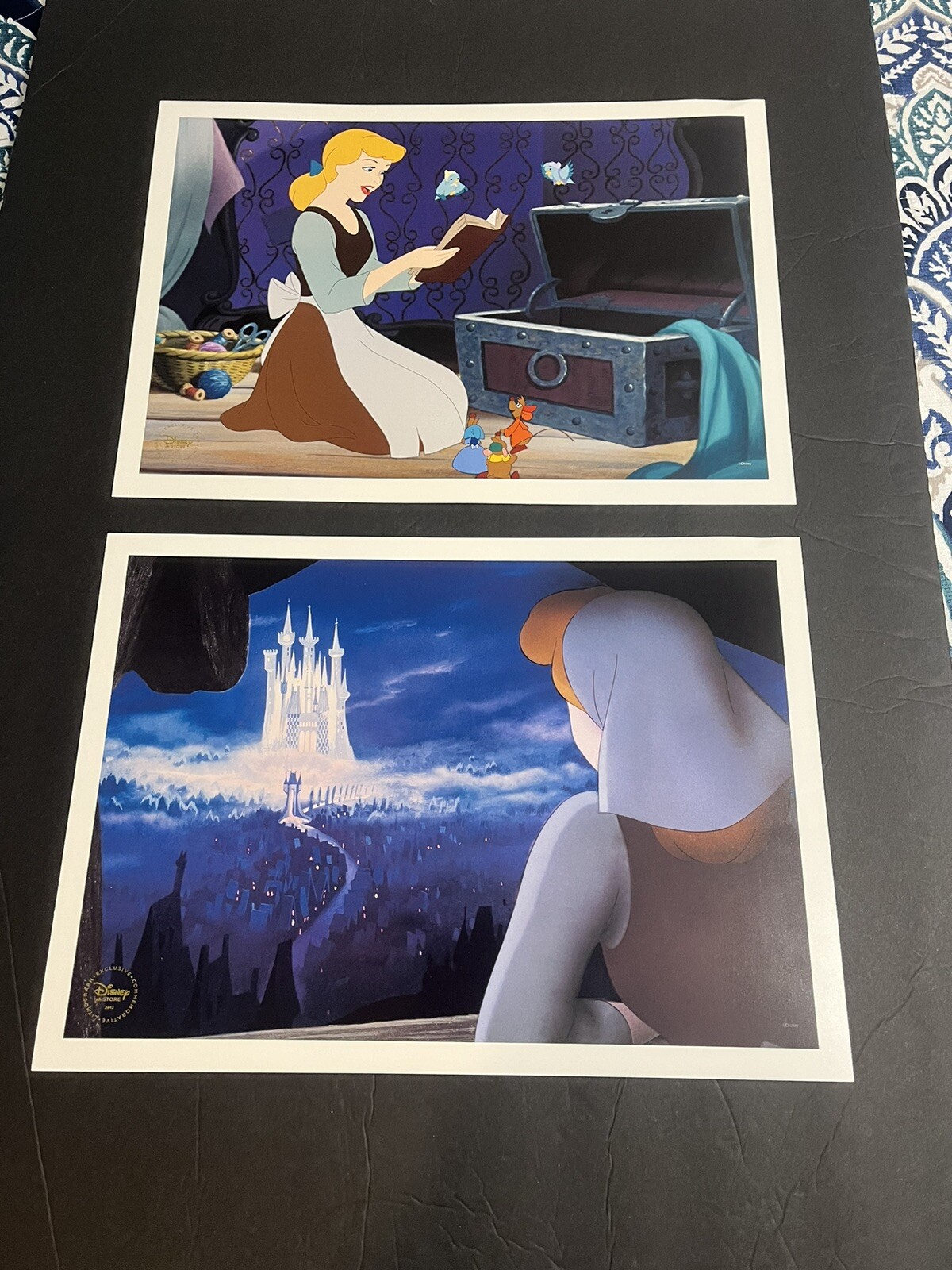Disney Store Lithograph Cinderella Prints 2012 | eBay