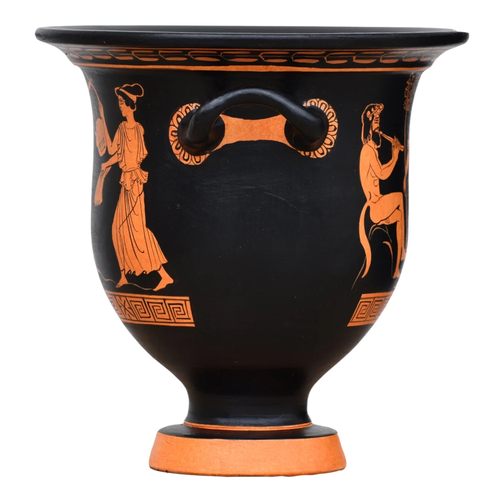 Dionysus Satyr Death of Orpheus Krater Vase Ancient Greek Pottery ...