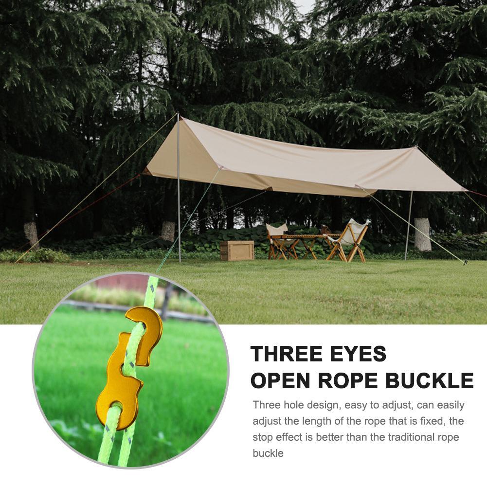 10pcs Adjustable Camping Tent Cord Rope Buckle S-Type Tensioners ...