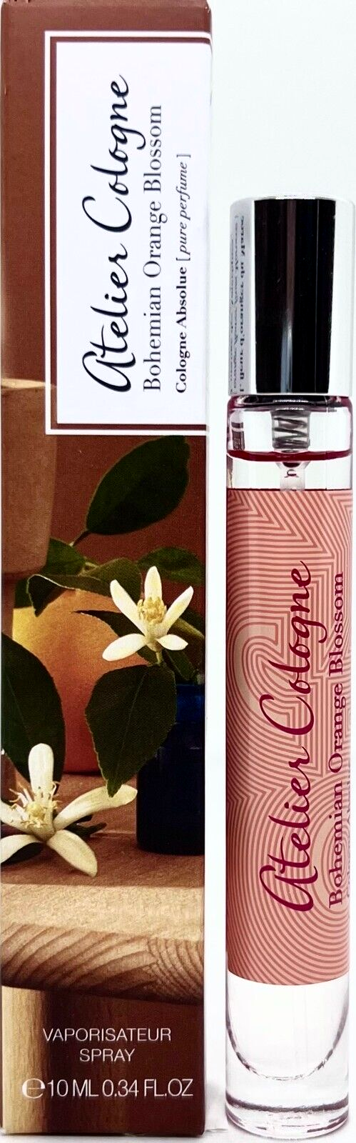 ATELIER COLOGNE BOHEMIAN ORANGE BLOSSOM PURE PERFUME PEN SPRAY 0.34 Oz ...