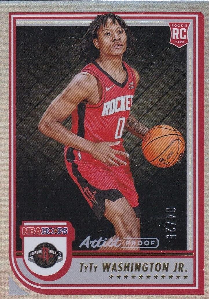 2022-23 Panini NBA Hoops - Rookies TyTy Washington Jr. #258 Artist ...