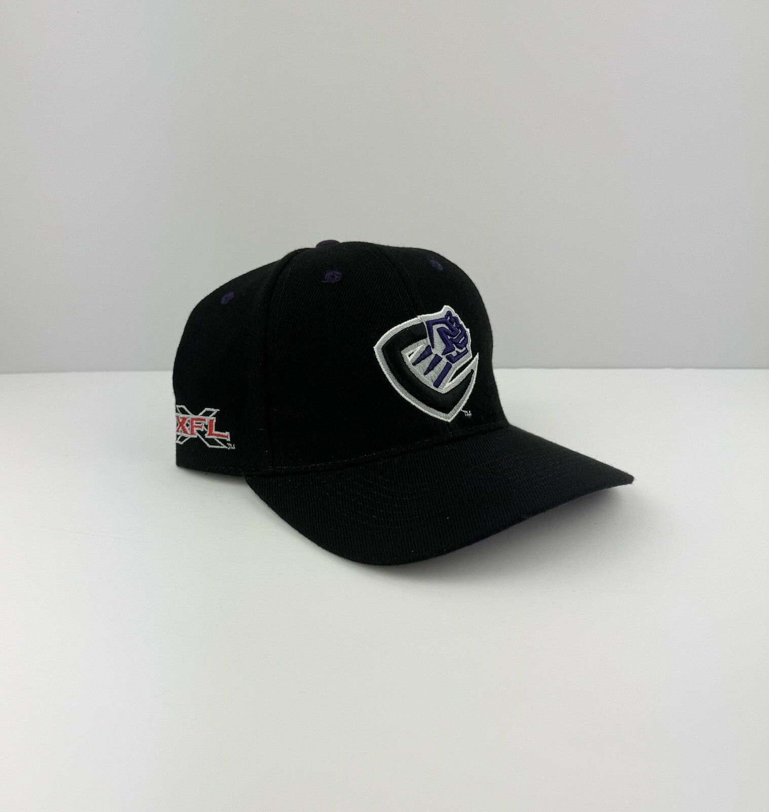 Vintage Chicago Enforcers XFL Strapback Hat Cap Logo Drew Pearson Black ...