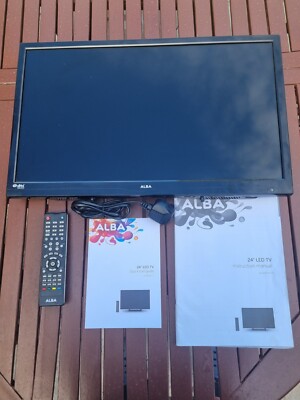 ALBA 24'' INCH FLAT SCREEN HD TV LE-24GY15-T2 BLACK WITH REMOTE | eBay UK