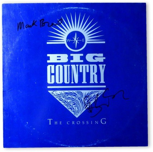 Mark Brzezicki Bruce Watson Dual Autographed Album Cover Big Country ...