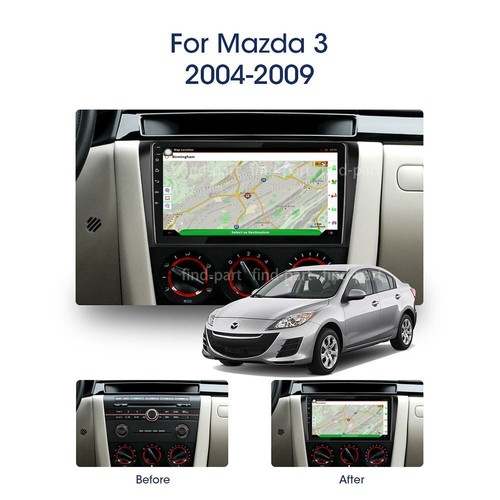 Android 12 9" Car Stereo Radio for Mazda 3 2004-2009 GPS BT NAVI MP3 ...