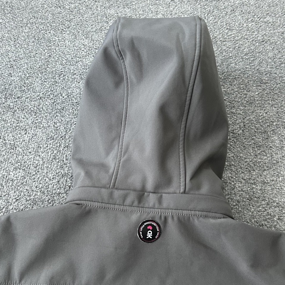 Little Donkey Andy Jacket Mens Small Gray Power Dry Softshell Hooded ...