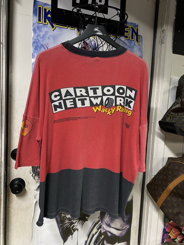 Vintage 90’s Tom & Jerry T-Shirt Cartoon Network Whacky Racing Tee ...