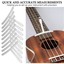 Dreamtop Set of 9 Understring Radius Gauge Luthier Tools for Guitar and ...