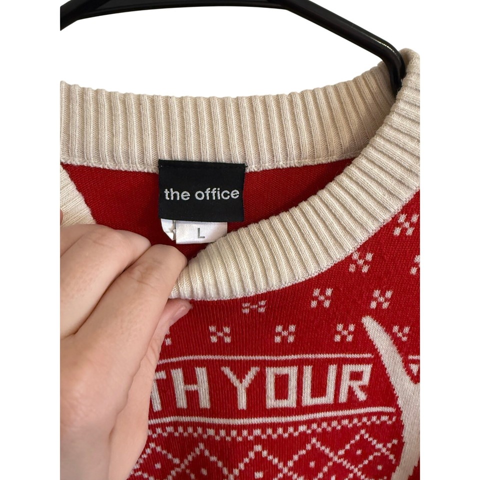 The Office Dwight Schrute Christmas Sweater - Size Large | eBay