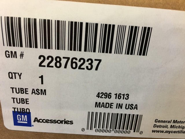 Running Board Side Long Step Pad Front Genuine GM OEM 84106539 Factory ...