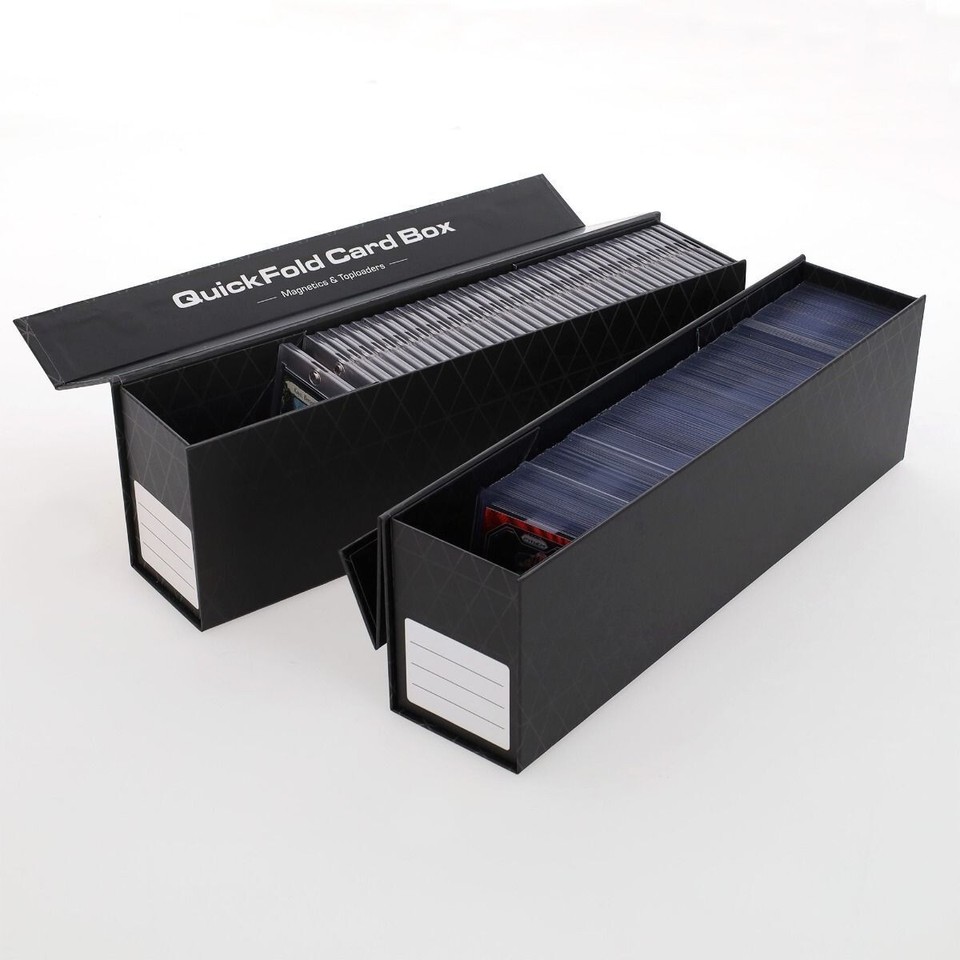 3 Pack Quick Fold Card Boxes for SLEEVED CARDS | eBay